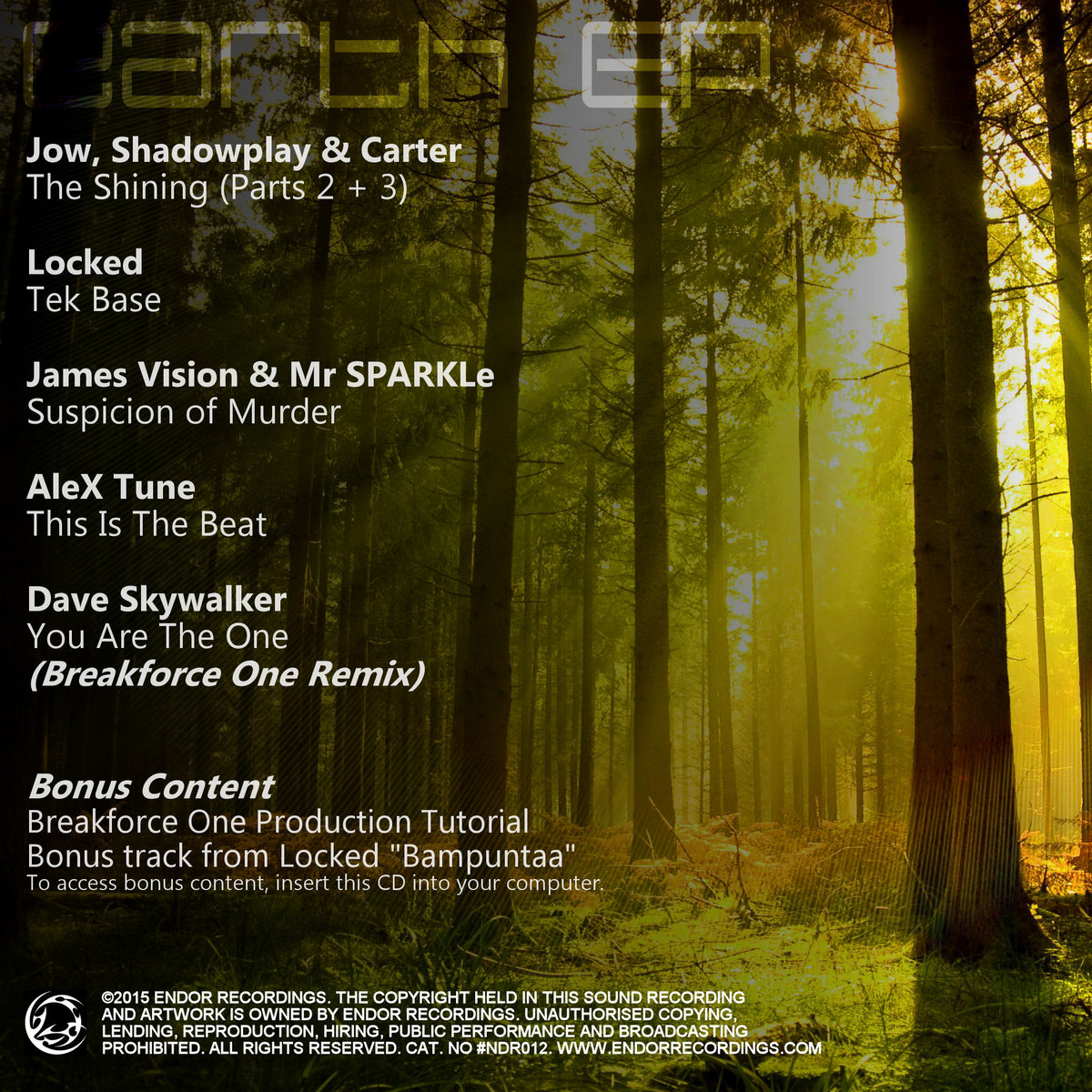 Earth EP (NDR012) | Various Artists | Endor Recordings