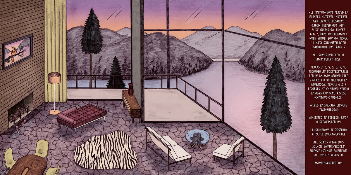 SNOQUALMIE | man behind tree | MAN BEHIND TREE