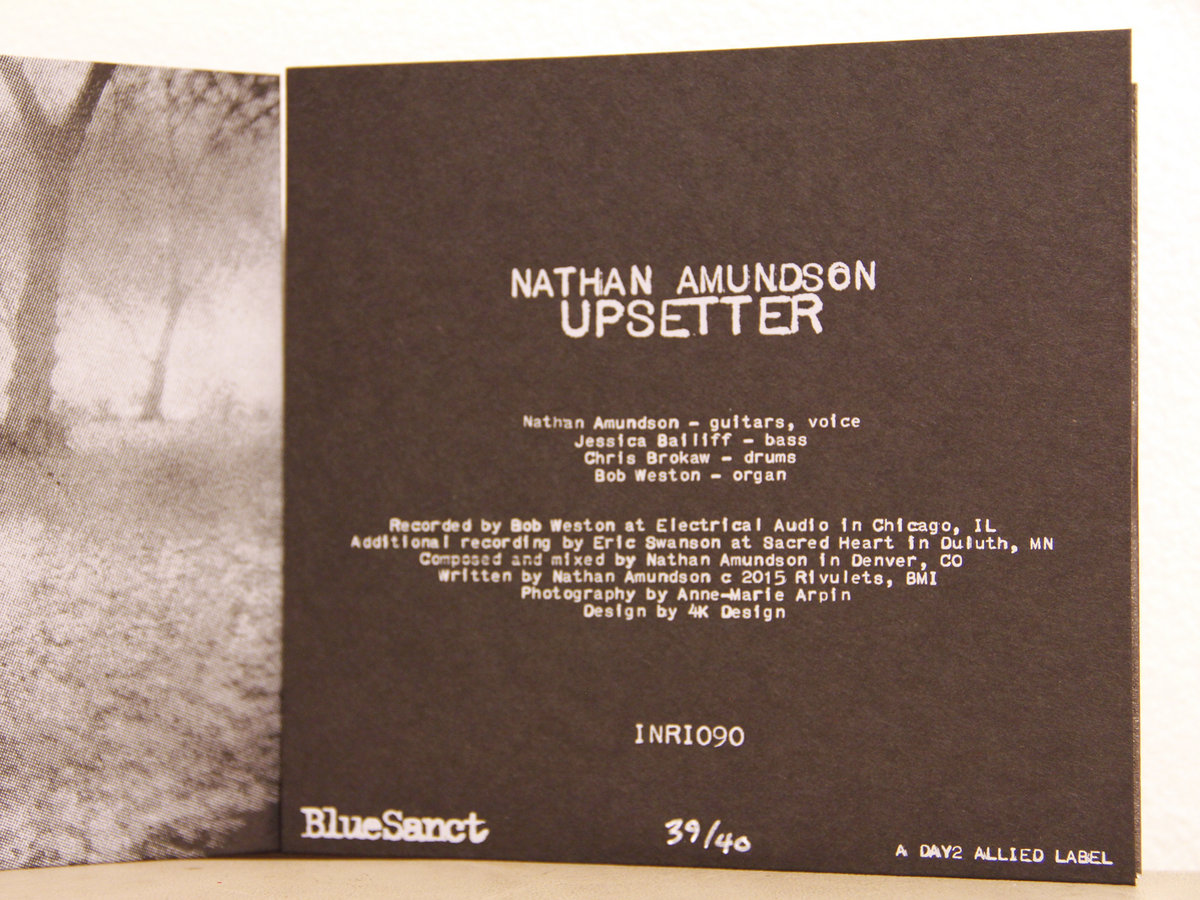 Upsetter | Nathan Amundson | Bluesanct
