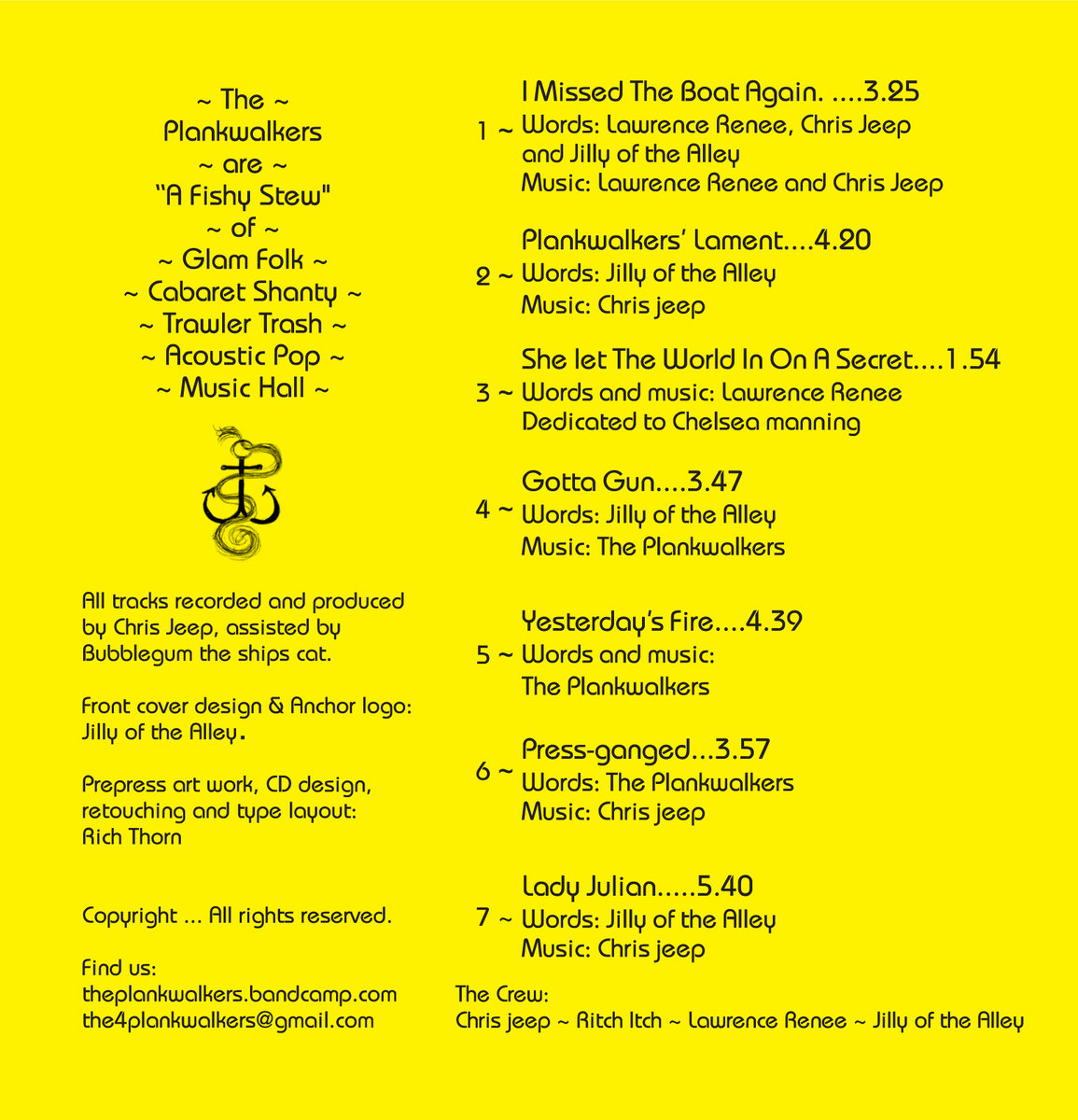 Splash Hits Vol. One | The Plankwalkers