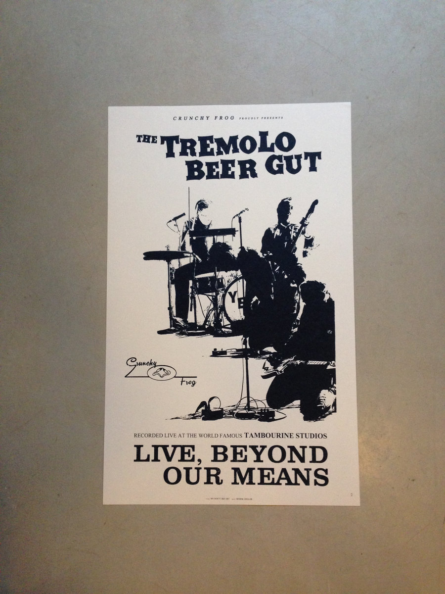 Live, Beyond Our Means poster | Crunchy Frog