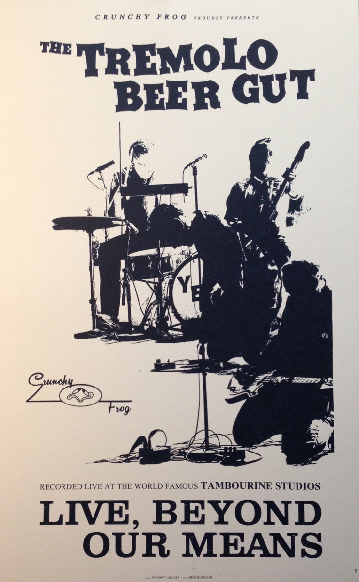 Live, Beyond Our Means poster | Crunchy Frog