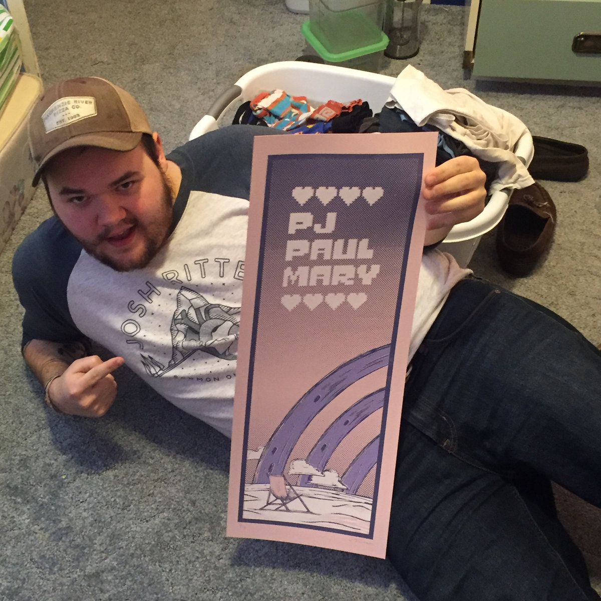 Rainbow Dave Poster | PJ, Paul and Mary