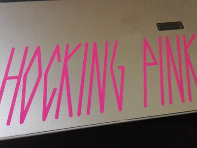 Die-cut vinyl sticker | Shocking Pinks