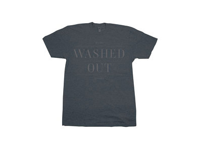 Washed Out Heather Black T-shirt | Washed Out