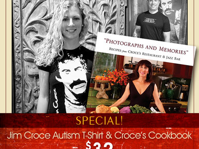 SPECIAL: Jim Croce Autism T-Shirt & Croce's Cookbook | CrocesStore