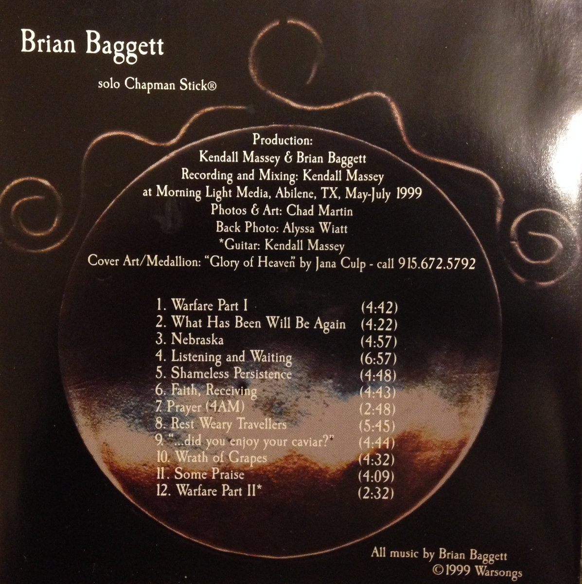 Warfare | Brian Baggett - Chapman Stick artist