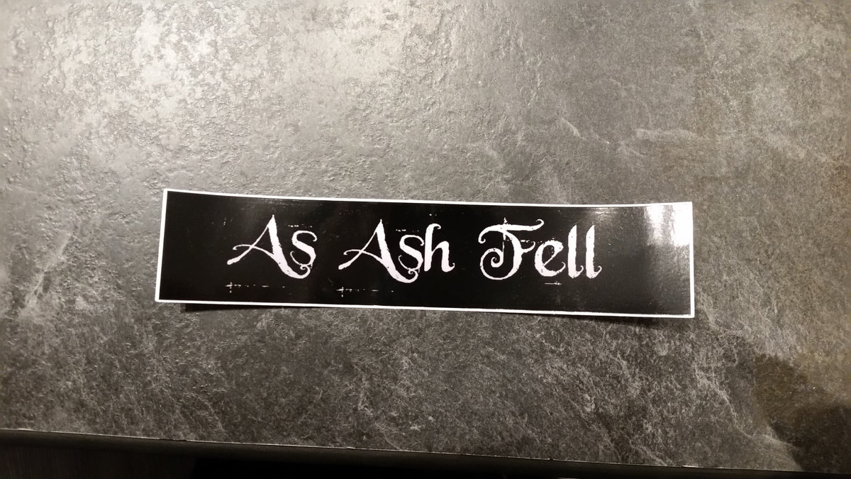 As Ash Fell Logo Sticker | As Ash Fell