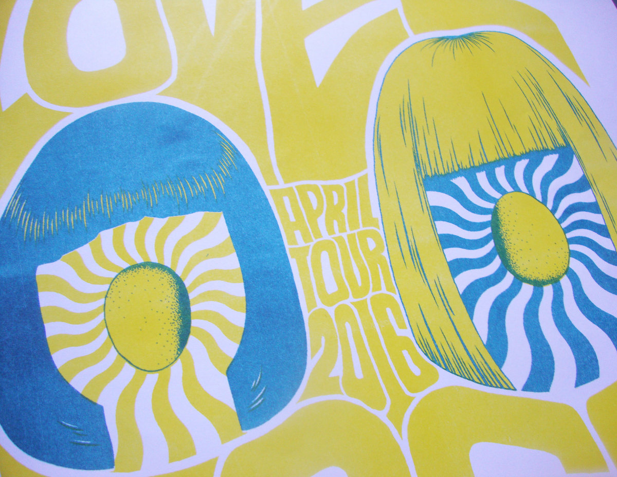The Lovely Eggs - April 2016 Tour (A3) | Moonshake Design