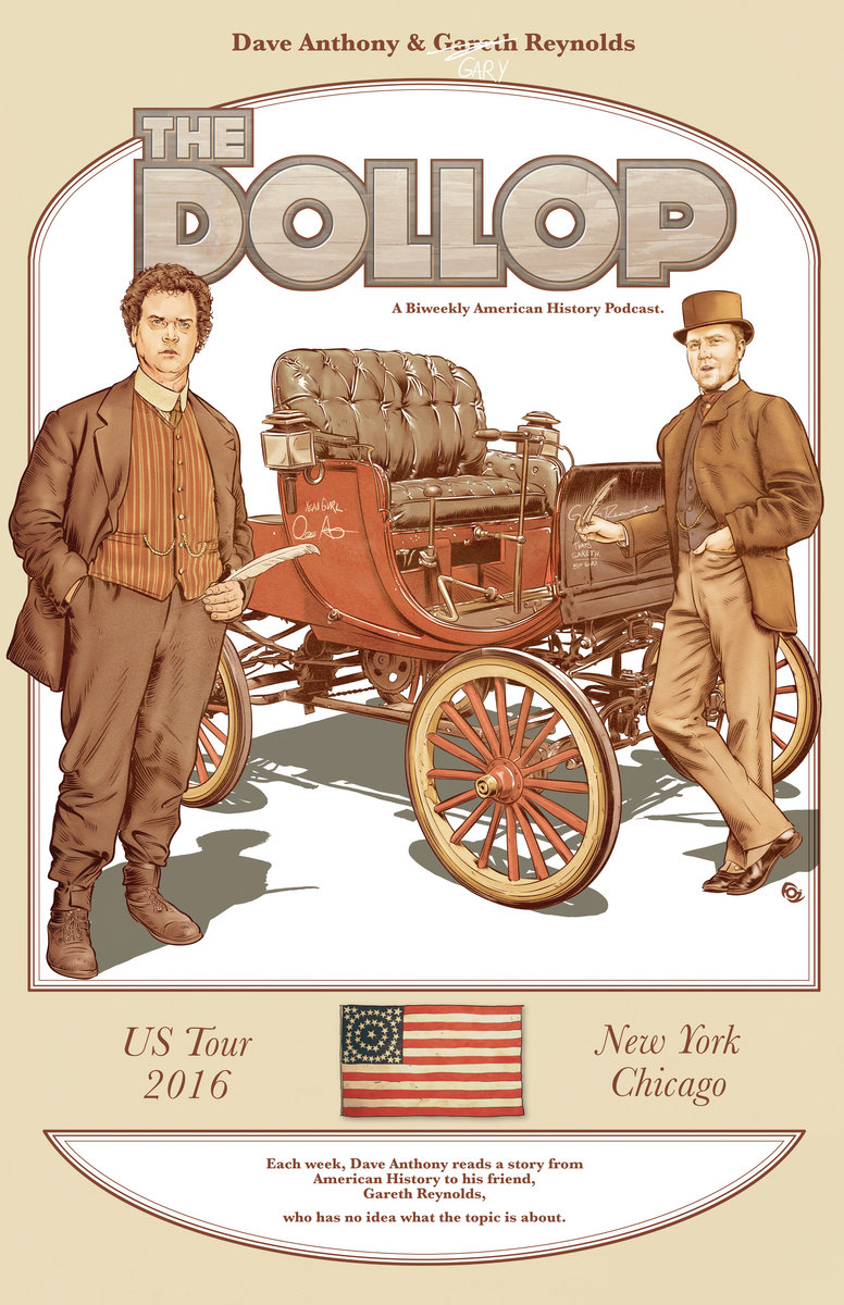 Dollop 2016 Tour Poster - Signed | Dave Anthony