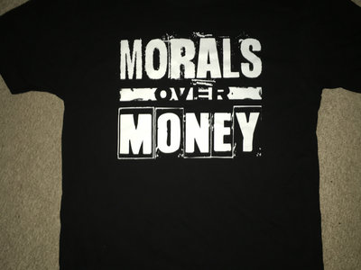 Morals Over Money T-shirt | Stevie Franks