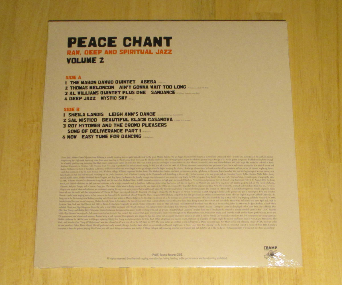 Peace Chant - Raw, Deep and Spiritual Jazz Vol.2 | Various Artists ...