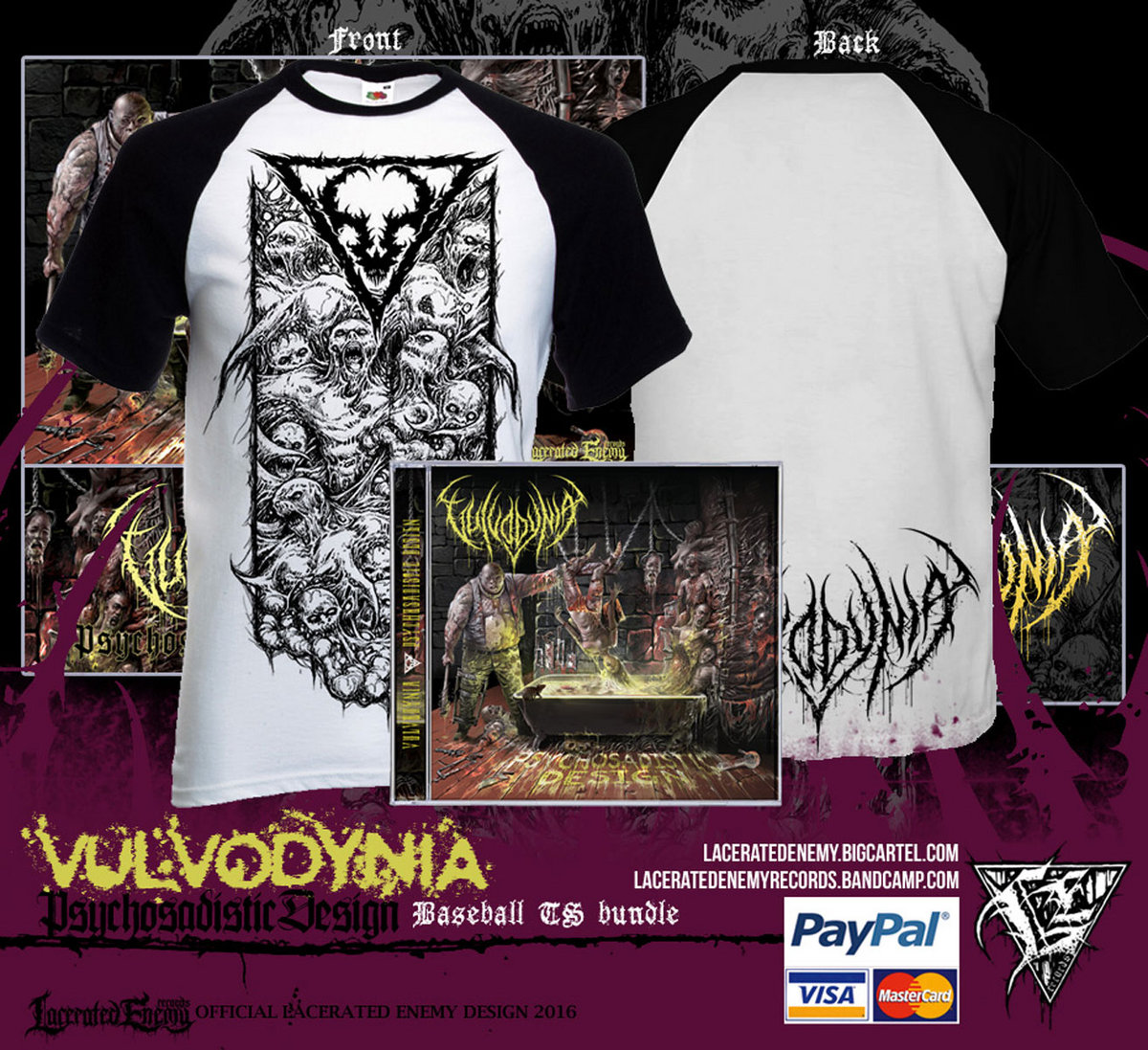 VULVODYNIA - Psychosadistic Design | Lacerated Enemy records