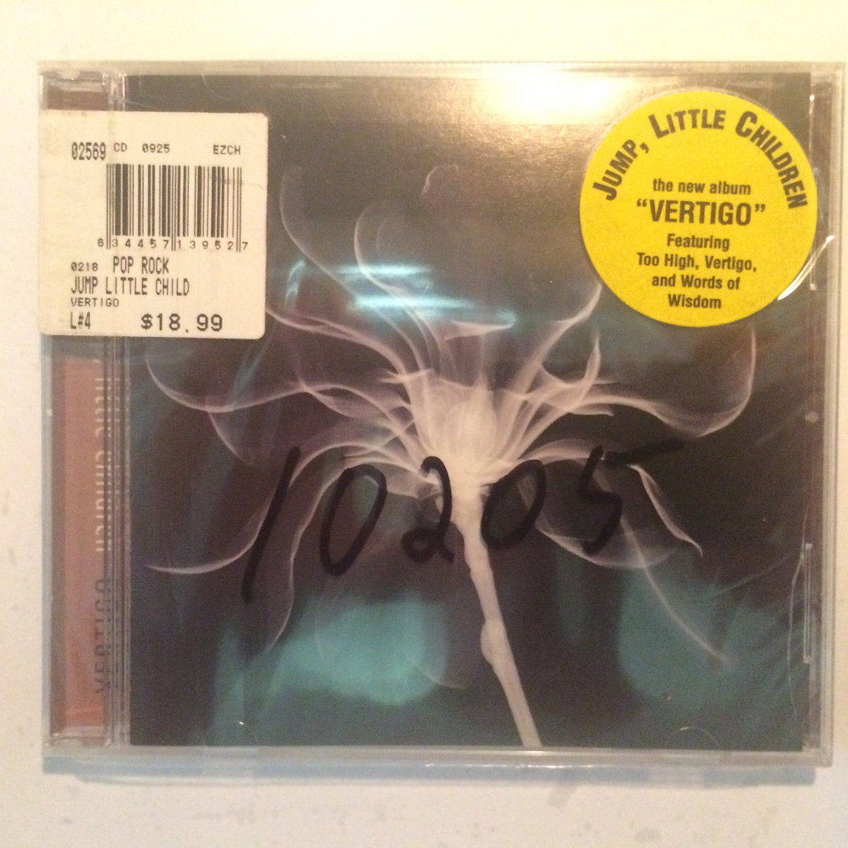 Vertigo CD- (15 left in world) | Jump, Little Children