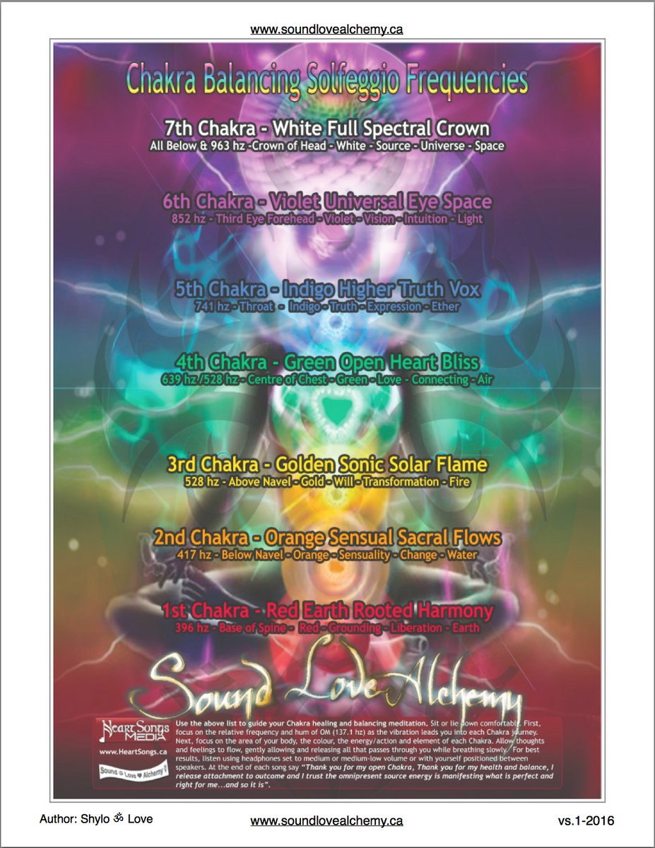 Chakra Balancing Solfeggio Frequencies - Healing & Meditation | Sound ॐ Love Alchemy☿ | Shylo ॐ Love