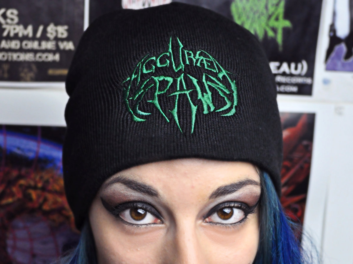 SKULL CAP - Green Logo | Accursed Spawn