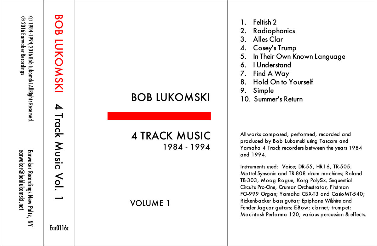 4 Track Music 1984-1994 Volume 1 | Bob Lukomski