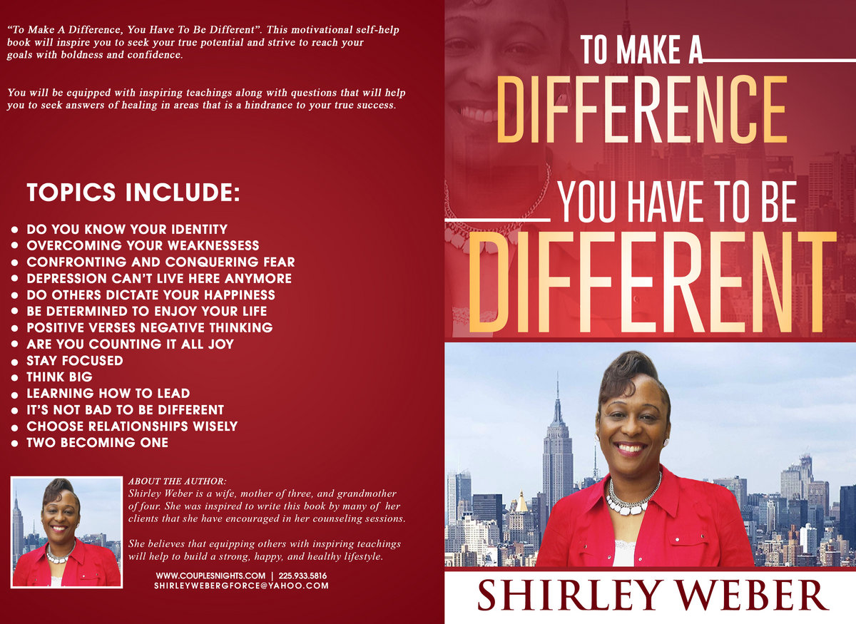 To Make A Difference you Have To Be Different Book | Larkin & Shirley Weber