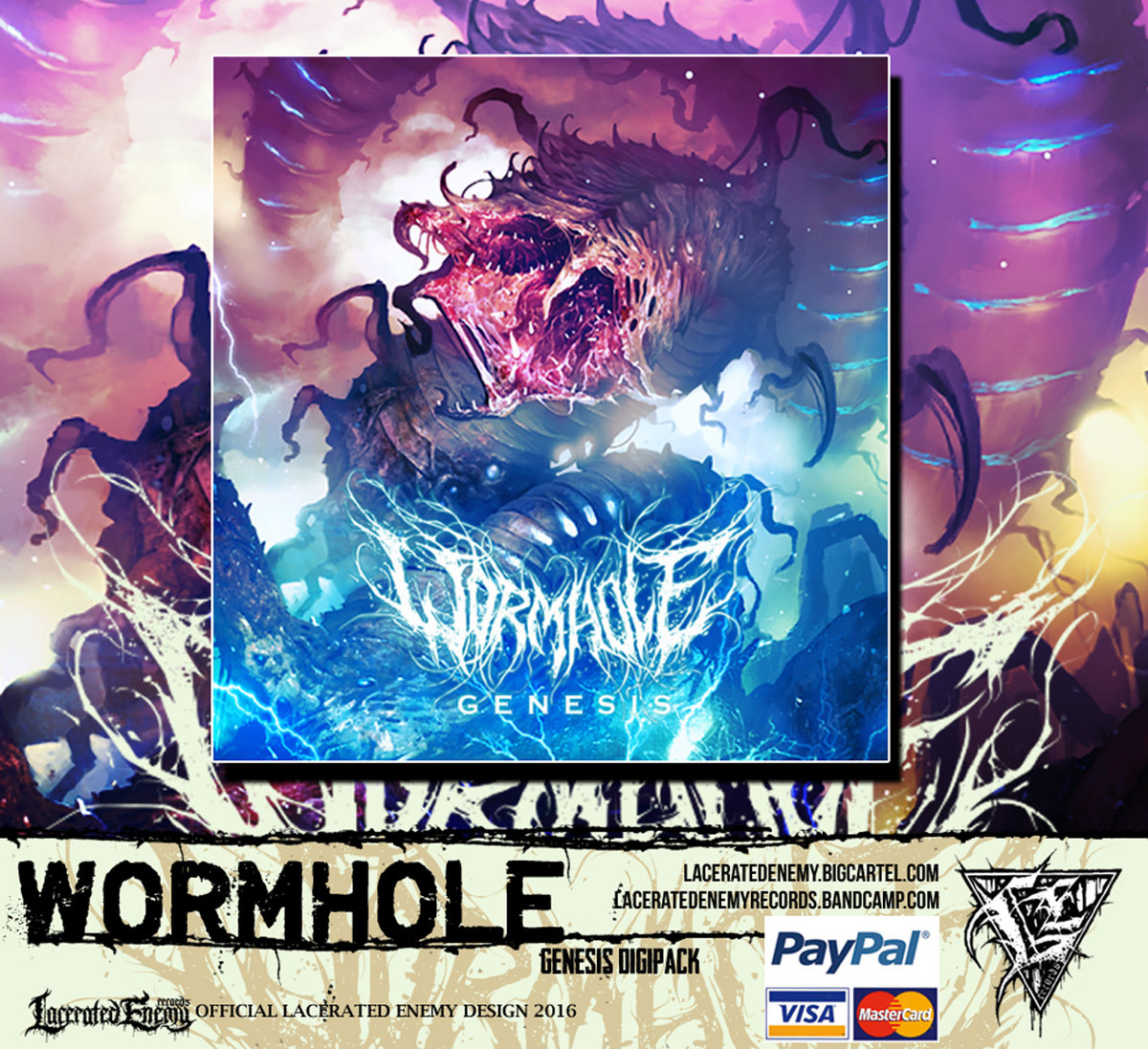 WORMHOLE - Genesis | Lacerated Enemy records