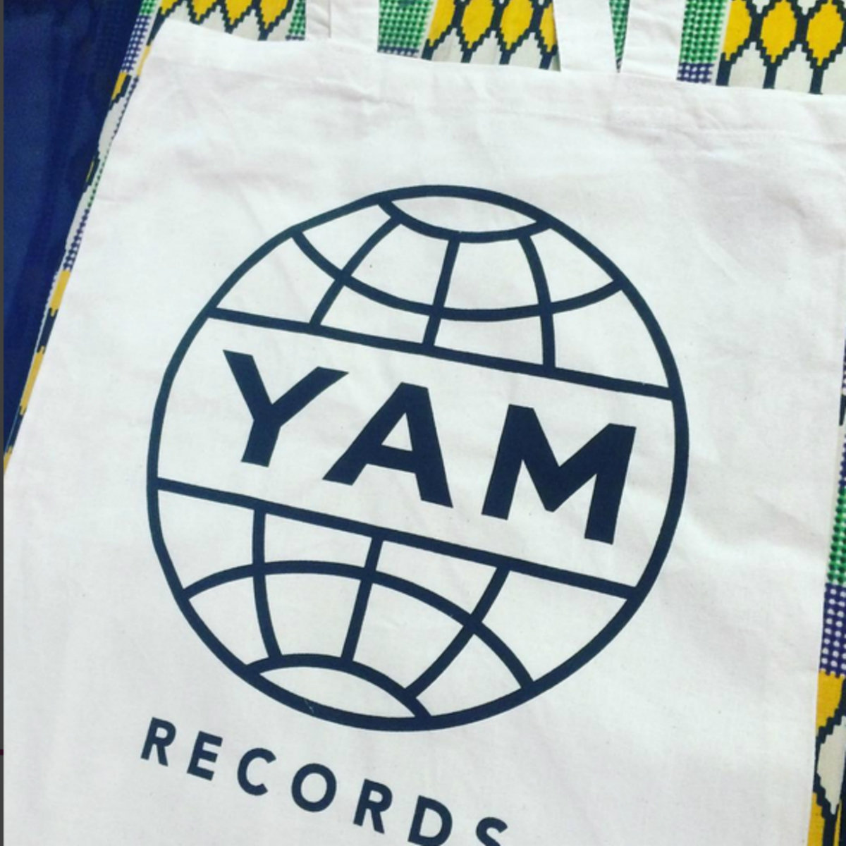 Natural Cotton Tote with Original YAM Logo | YAM Records