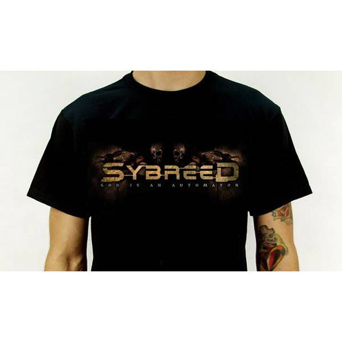 SYBREED - God is an Automaton t- shirt LOGO | LISTENABLE RECORDS