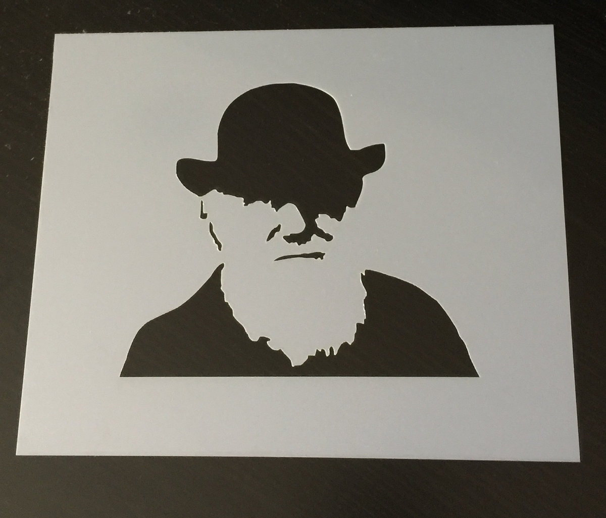 Darwin Stencil | Baba Brinkman