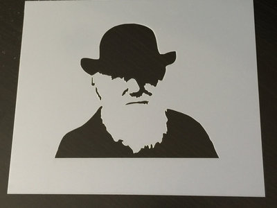 Darwin Stencil | Baba Brinkman