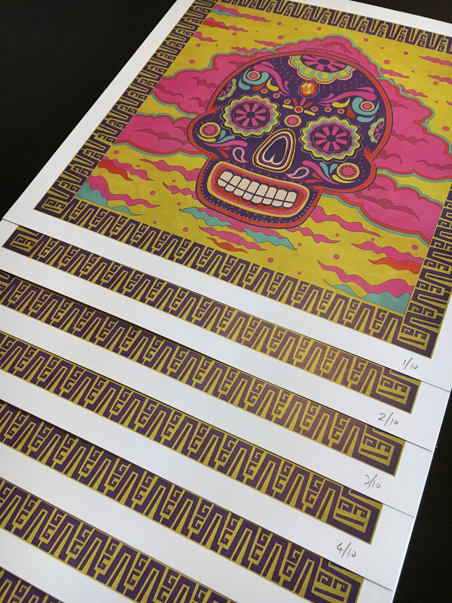 "Disco Azteca" Limited, hand-numbered 250gsm print (edition of 10 ...