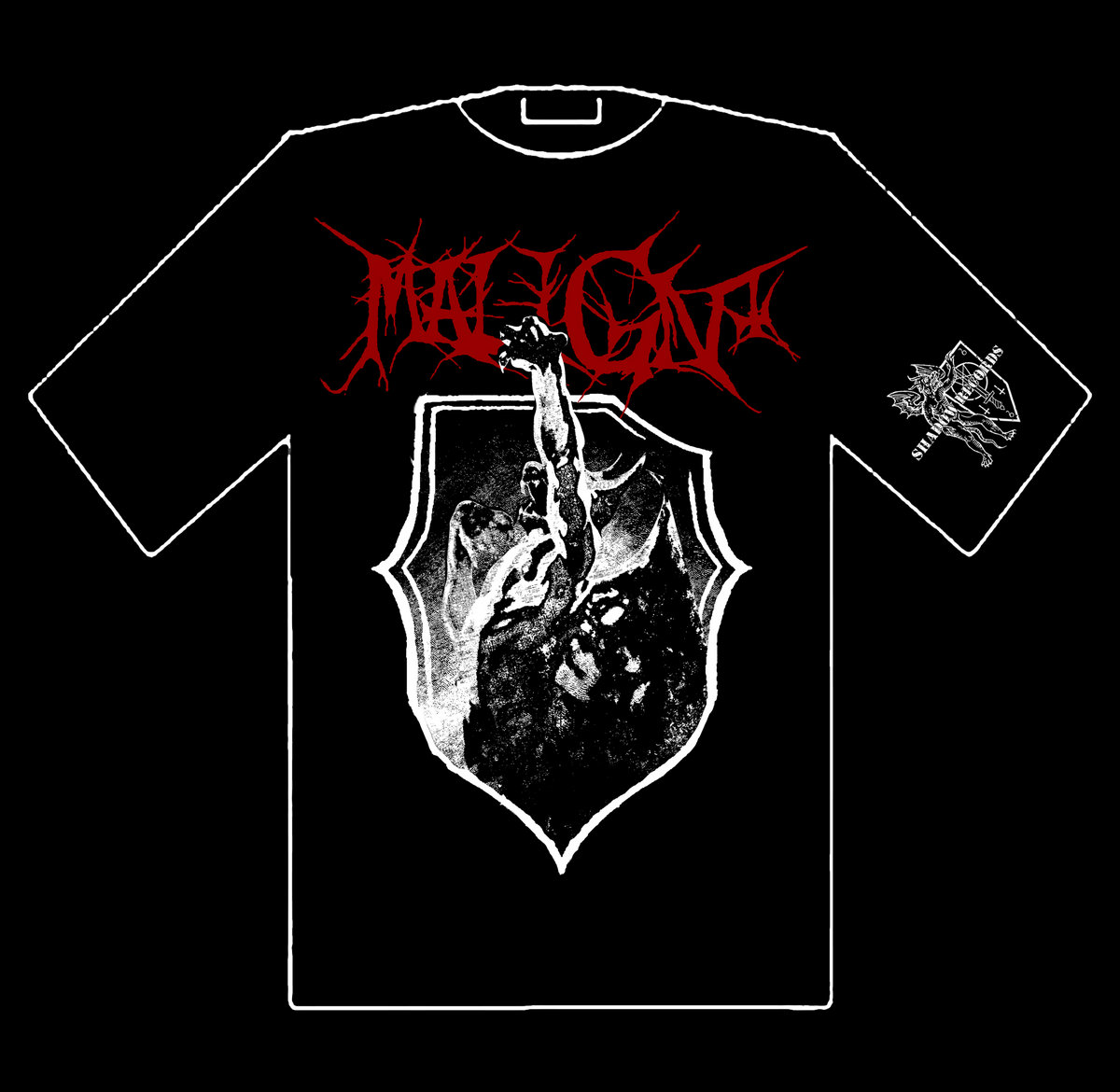 Malign "Fireborn" black t-shirt | Regain Records