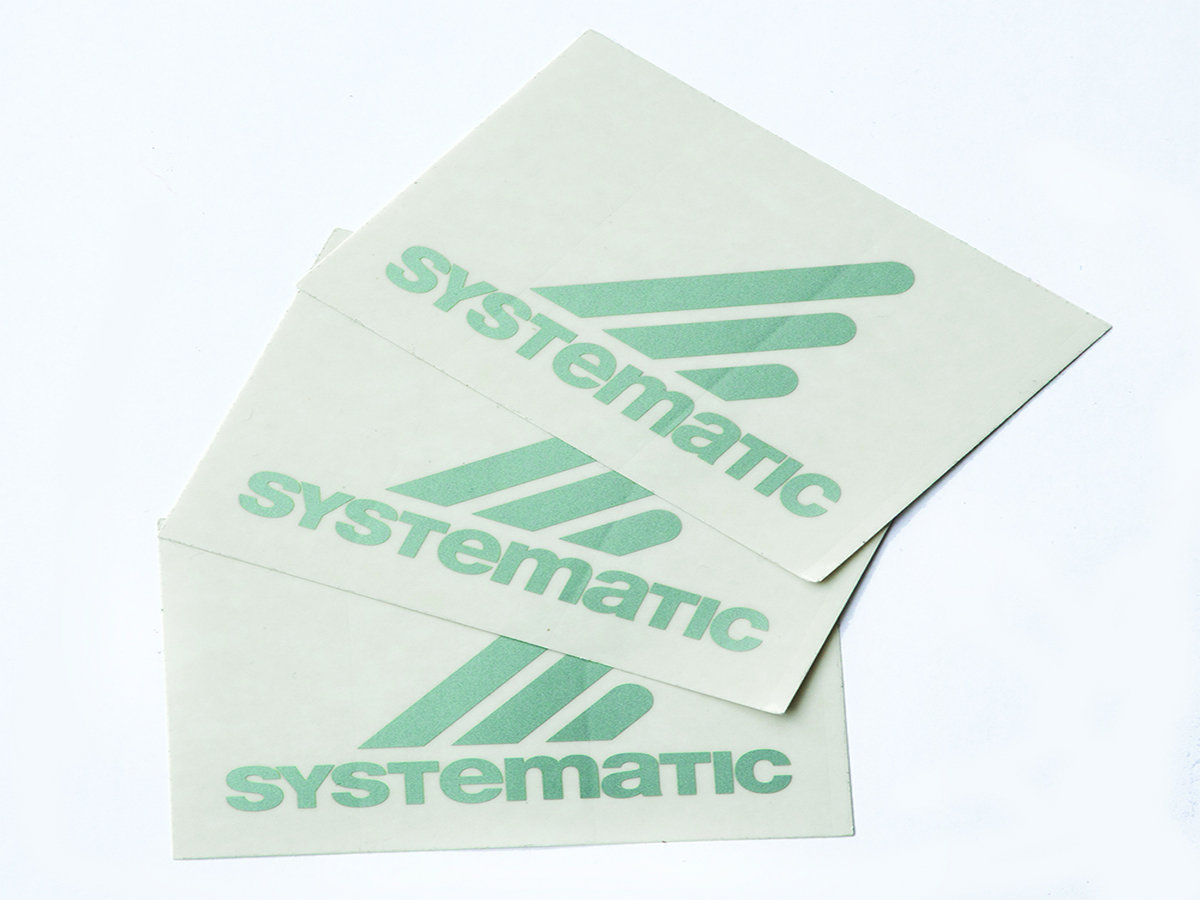 3 "Systematic" logo sticker | Systematic Recordings