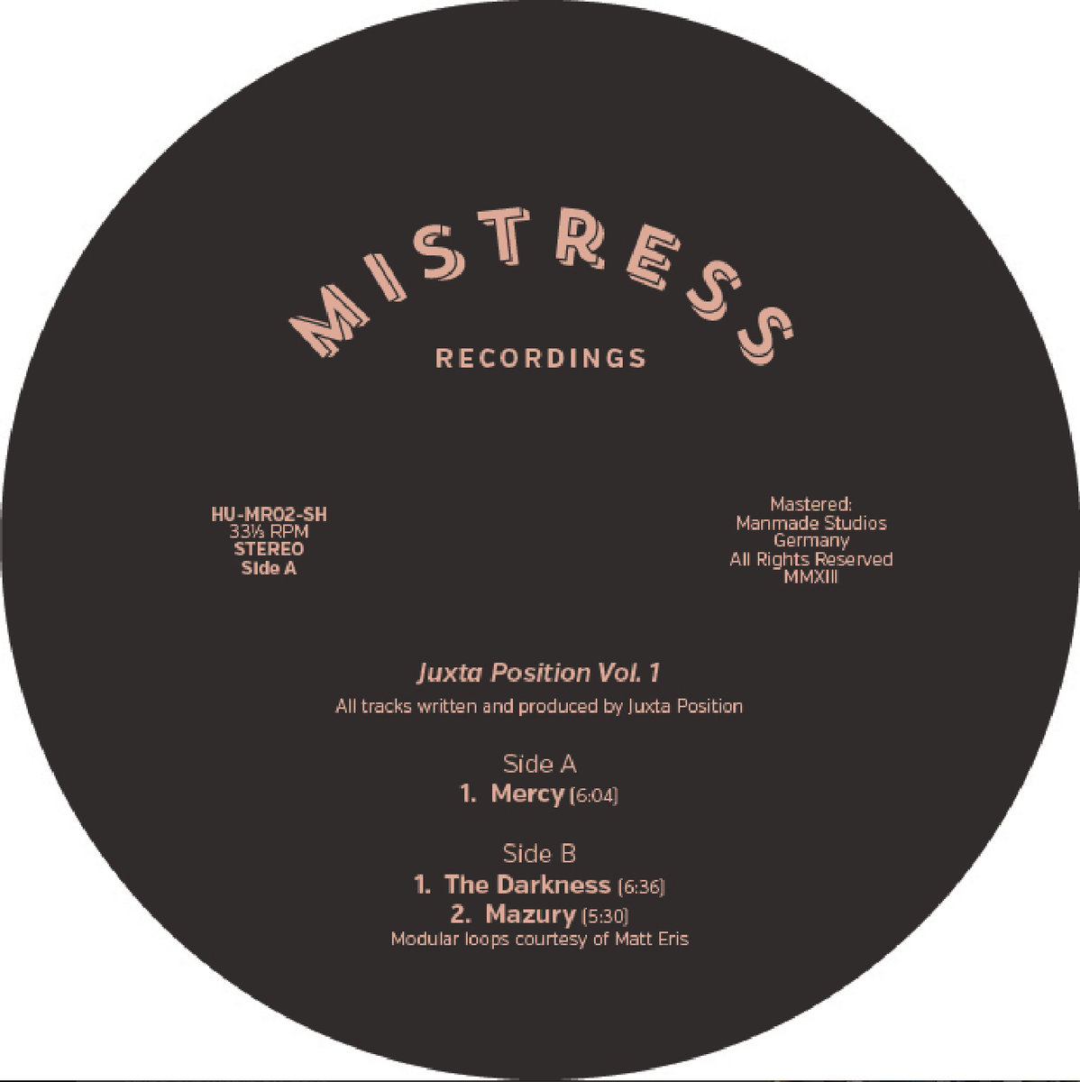MISTRESS 02 | Juxta Position | Mistress Recordings
