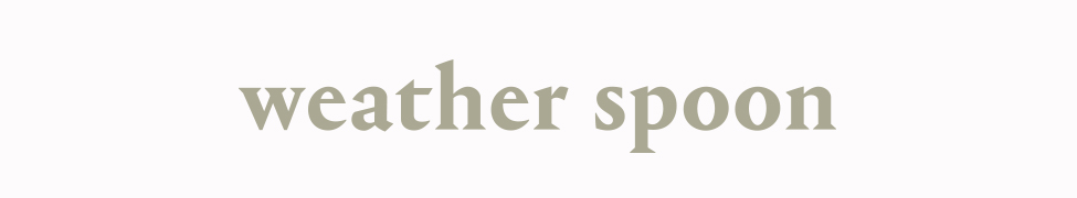 Music | weather spoon