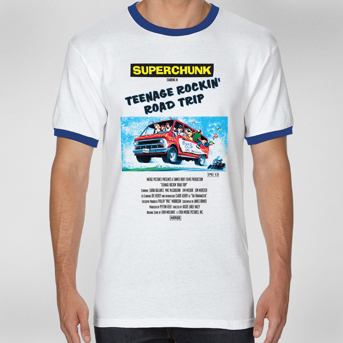 Superchunk Teenage Rockin' Road Trip T-Shirt (Ringer) | Superchunk