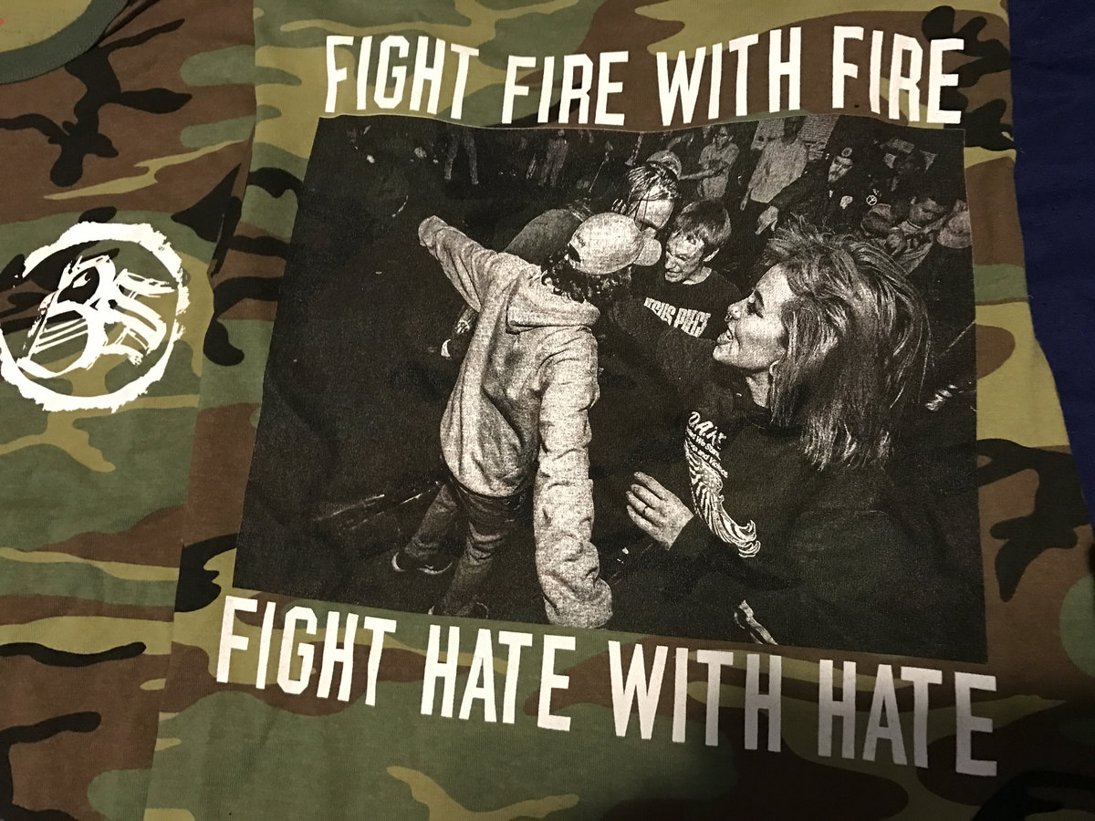 Fight Hate With Hate Camo Shirt | Backswing