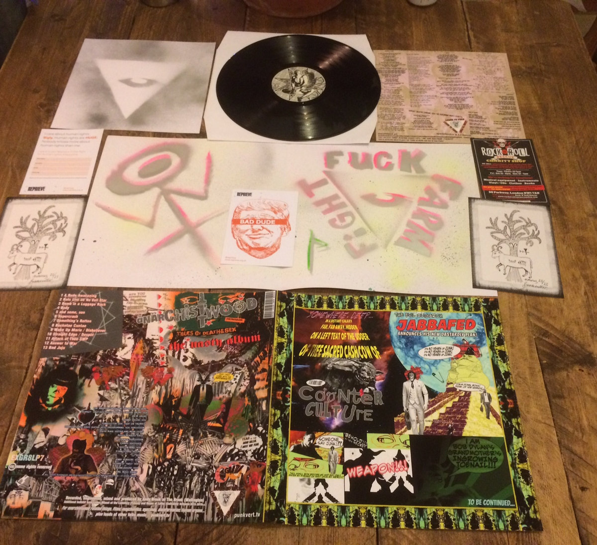 ANARCHISTWOOD NASTY ALBUM - LIMITED GYO COVER | anthrax (uk)