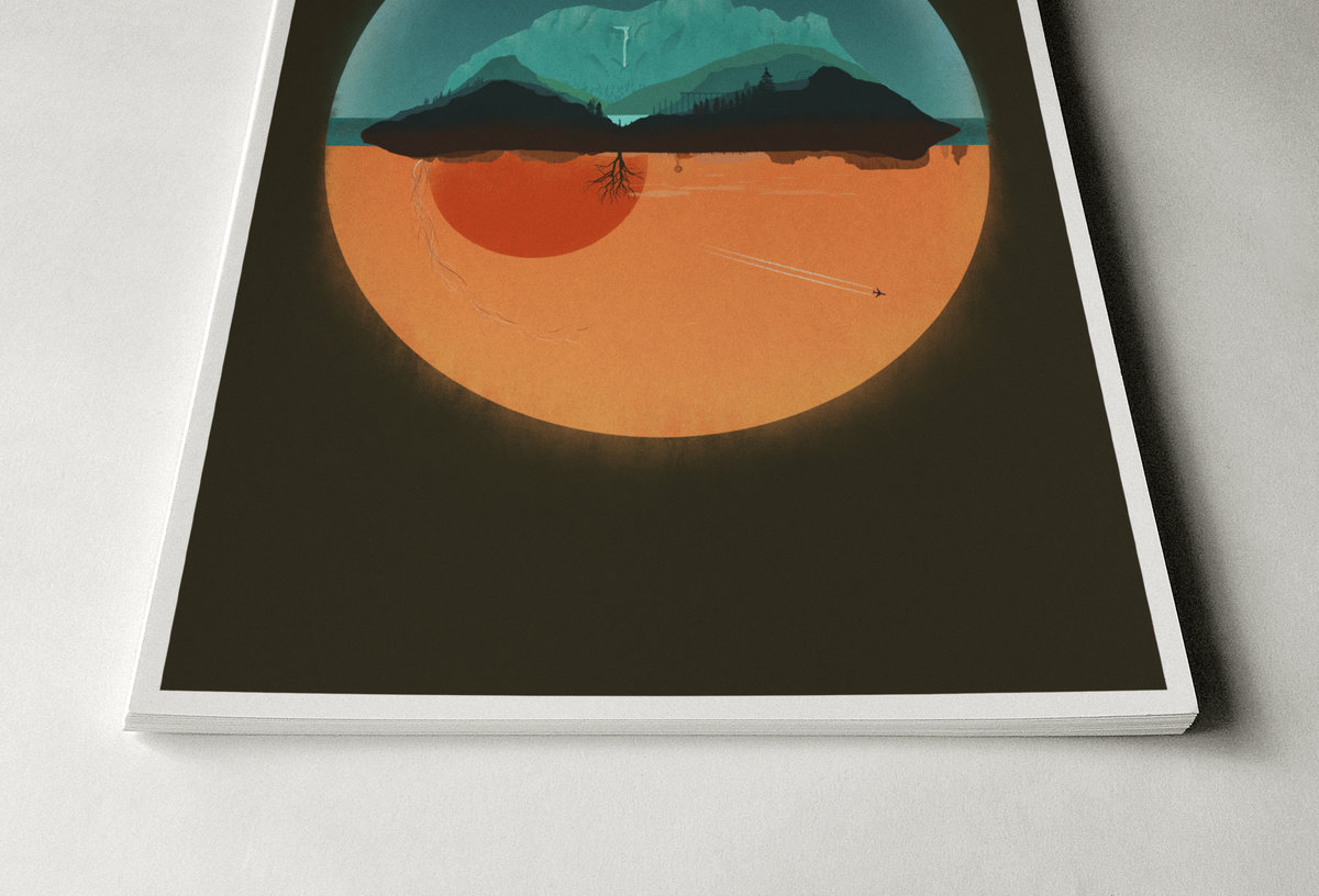 European Tour 2017 poster (no text) | We Lost The Sea