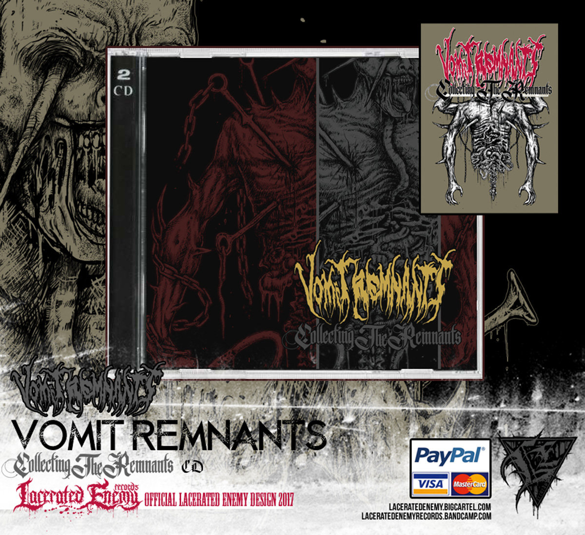 VOMIT REMNANTS - Collecting The Remnants | Lacerated Enemy records