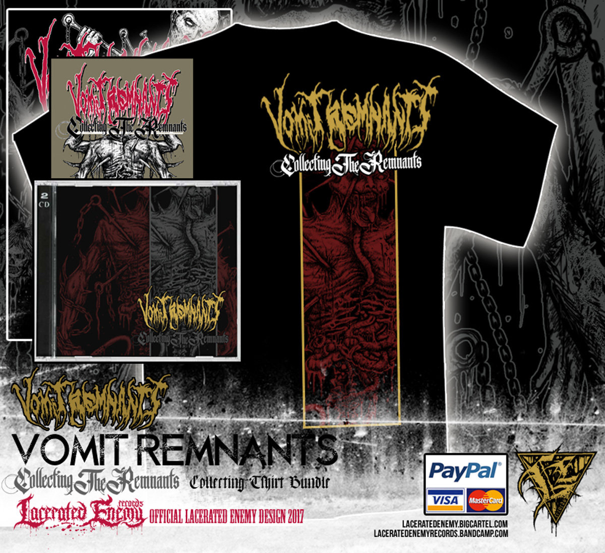 VOMIT REMNANTS - Collecting The Remnants | Lacerated Enemy records