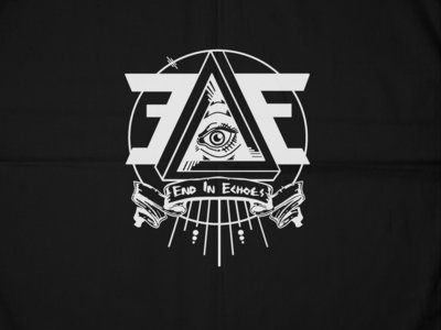(NEW) Overseer Wall Banner - white/black | End In Echoes