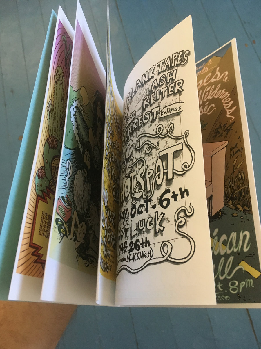 Matt Adams' Poster Art Zine | The Blank Tapes