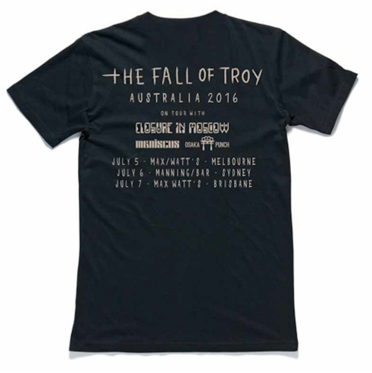 The Fall of Troy Australian tour t-shirt + CD | Bird's Robe Records