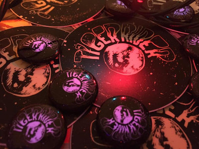 stickers & buttons | tiger rider