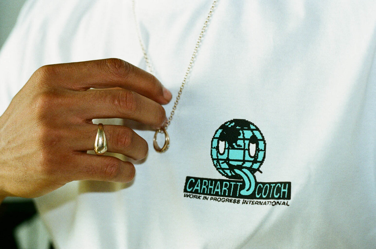 COTCH X CARHARTT W.I.P LIMITED EDITION WHITE TEE | Cotch International