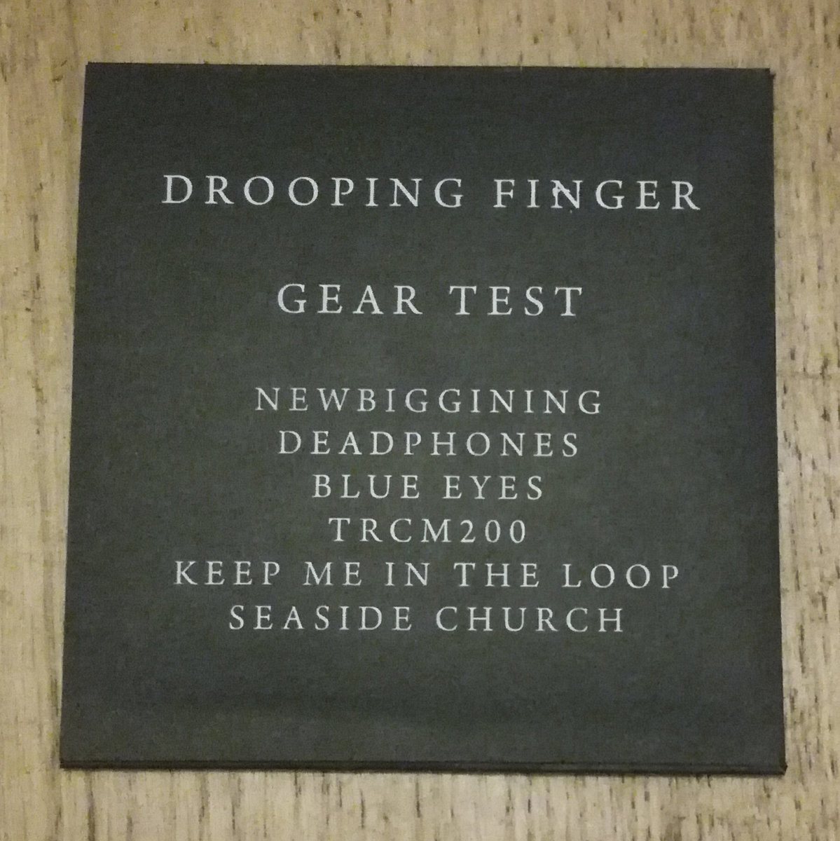 Gear Test | Drooping Finger