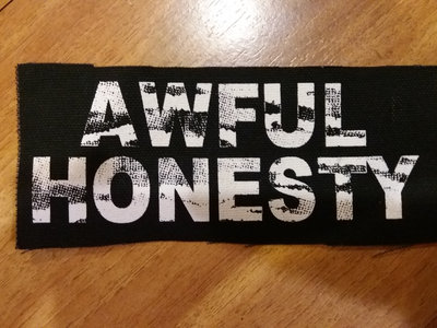Text Logo Cloth Patch | Awful Honesty