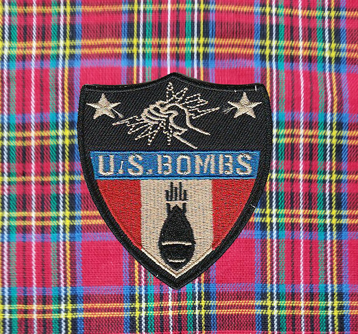 US Bombs "Shield" embroidered patch | U.S. Bombs