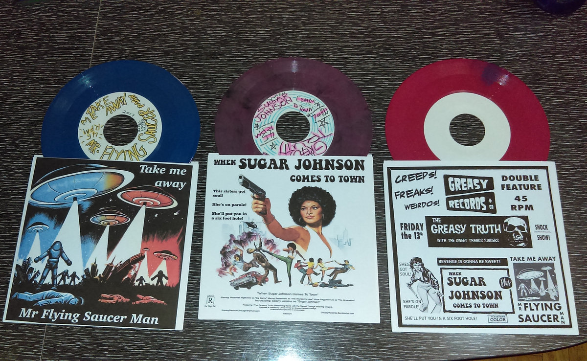 Double Feature. (Sugar Johnson & The Flying Saucer Man) | The Greasy ...