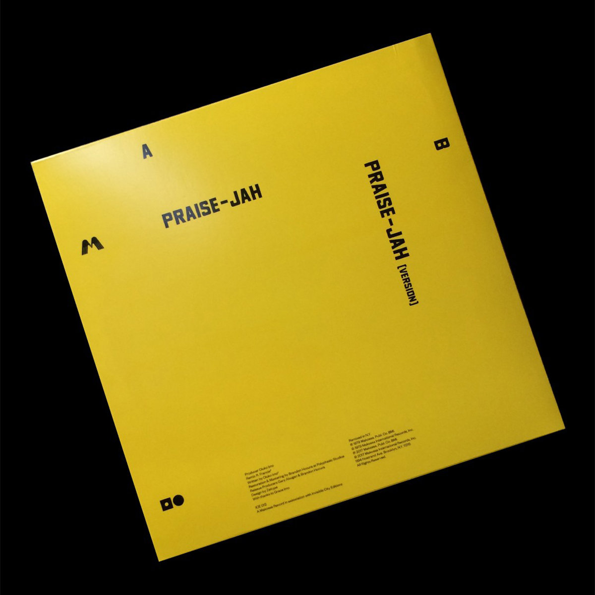 Praise-Jah | Oluko Imo | Invisible City Editions