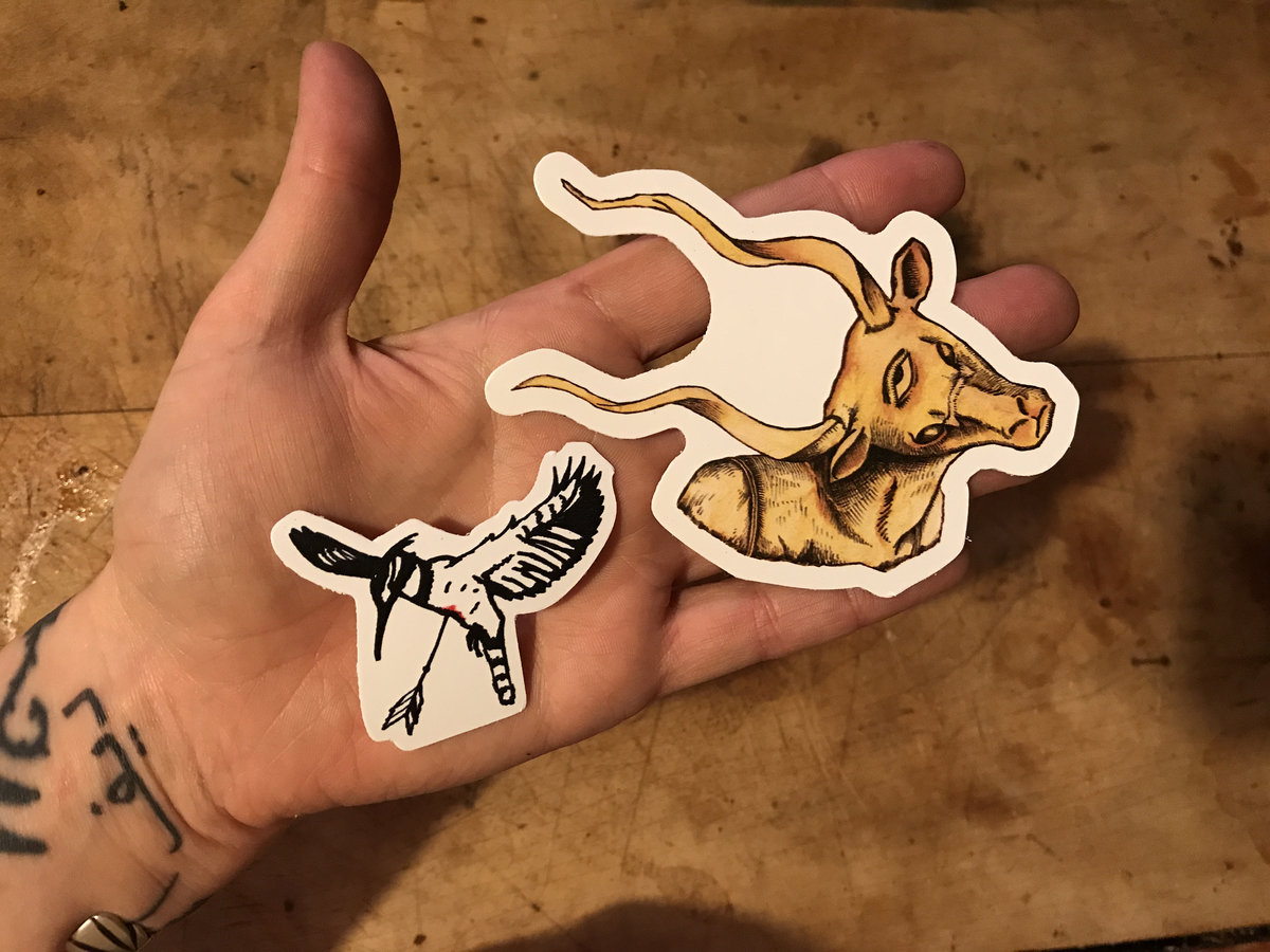 Kudu/ Kingfisher stickers | Brown Bird