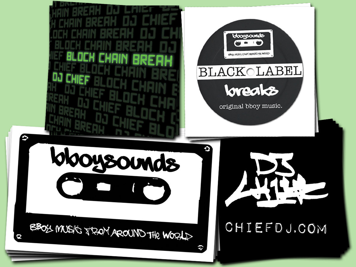 Digital Download + Limited Edition USB Card + Sticker Pack | Bboysounds ...